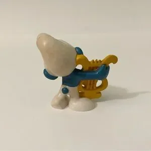 Toys | Vintage Harp Smurf West Germany Peyo Smurfs Figure | Poshmark